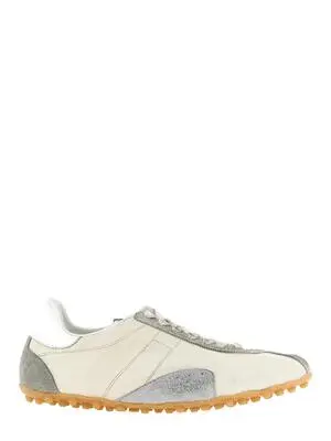MAISON MARGIELA Sprinters Long-haired Suede Sneakers - Gray