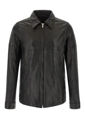 Rick Owens Brad Leather Jacket - Black