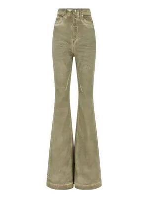 Rick Owens Bolan Bootcut Jeans - Beige