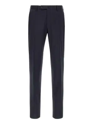 Incotex Modello 35 Virgin Wool Trousers - Blue