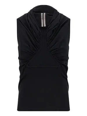 RICK OWENS RICK OWENS Jersey SS Prong Top