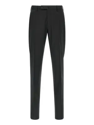 Incotex Modello 35 Cool Wool Trousers - Black