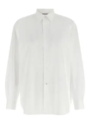 Auralee Washed Finx Twill' Shirt - White