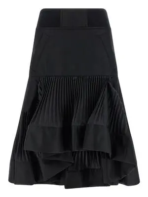 SACAI SACAI Pleated Insert Skirt