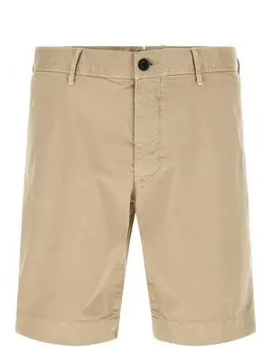 Incotex INCOTEX Modello 11S215 Cotton Bermuda Shorts Beige