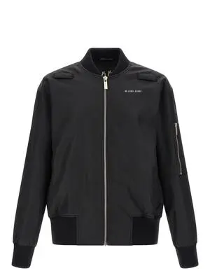 44 LABEL GROUP Outer Bomber Jacket - Black