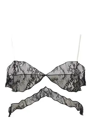Andamane THE ANDAMANE Narcisa Satin Top White/black