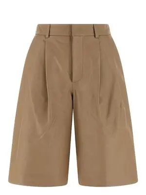 YVES SALOMON YVES SALOMON Nappa Leather Bermuda Shorts