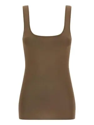 ENTIRE STUDIOS ENTIRE STUDIOS Square Neckline Top Brown