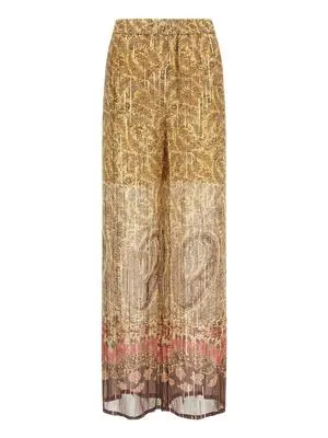 Valentino Garavani Voyage Imaginaire Silk Pants - Multi