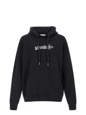 Off-White Heraldic Arrow Skate' Hoodie - Black