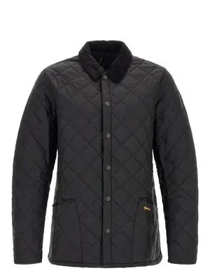 Barbour BARBOUR Heritage Liddesdale Quilted Nylon Jacket Black