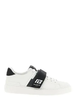 Balmain BALMAIN B-Court Leather Sneakers White/black