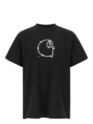 Carhartt Work In Progress Barbwire C' T-shirt - Black
