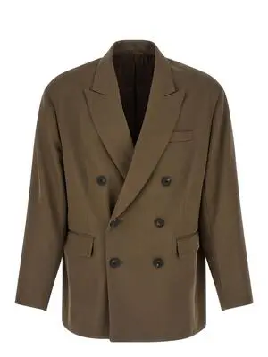 SSSTEIN Double-breasted Blazer - Green