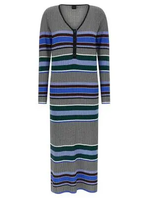 Pinko Bruma Ribbed Knit Dress - Multi