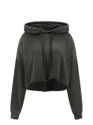 GOLDEN GOOSE Star Cotton Hoodie - Gray