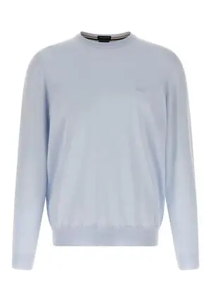 Hugo Boss HUGO BOSS Botto Virgin Wool Sweater Light Blue