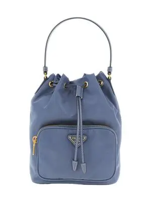 Prada PRADA Duet Bucket Bag Light Blue