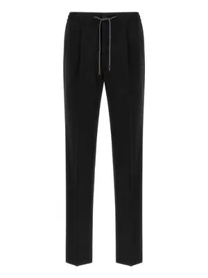Incotex INCOTEX Modello 78 Wool Trousers Black