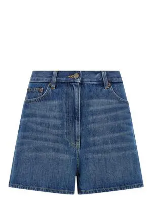 Valentino Garavani Denim Shorts - Blue