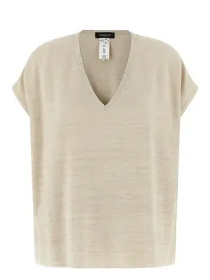 Fabiana Filippi Lamé Thread Sweater - Gold