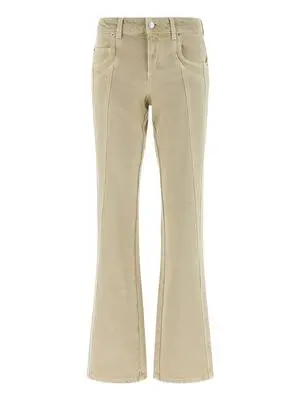 MARANT ETOILE Jaylis Straight Leg Jeans - Beige