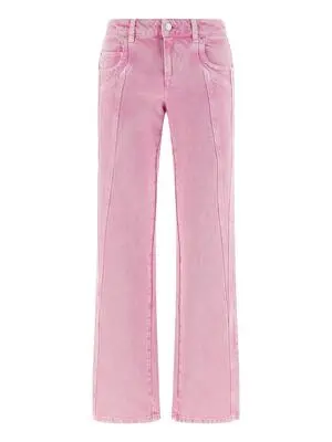 MARANT ETOILE Jaylis Straight Leg Jeans - Pink