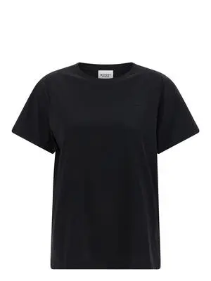 MARANT ETOILE MARANT ETOILE Aby Cotton T-Shirt Black