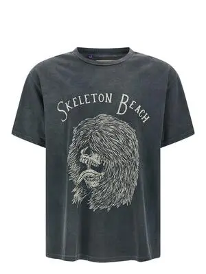 GALLERY DEPT. Skeleton Beach Grit' T-shirt - Black