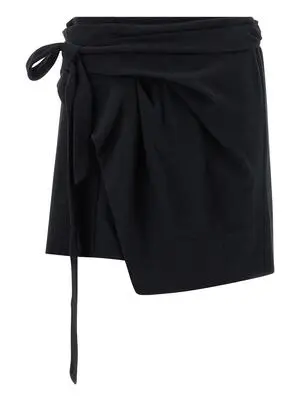 Isabel Marant Étoile ISABEL MARANT Berenice Cotton Miniskirt Black