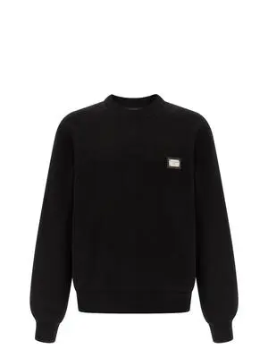 Dolce & Gabbana Logo Plate Sweatshirt - Black