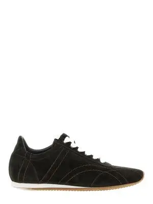 TOTEME TOTEME Flex Suede Sneakers Brown