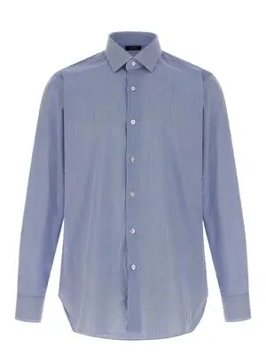 BARBA NAPOLI Striped Shirt - Blue