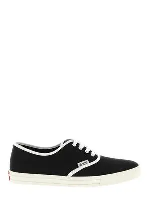 Prada Cotton Drill Sneakers - Black