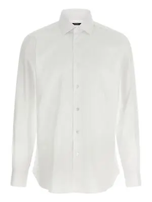 BARBA NAPOLI Cotton Shirt - White
