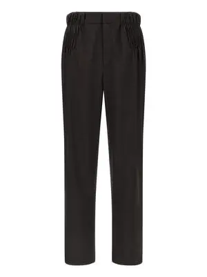 KIKO KOSTADINOV Minna Wool Trousers - Brown