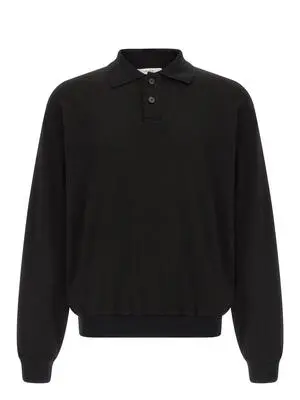 THE ROW Ry Top' Polo Shirt - Black