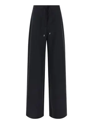 Max Mara MAX MARA STUDIO Mstcorone Wool Trousers Blue