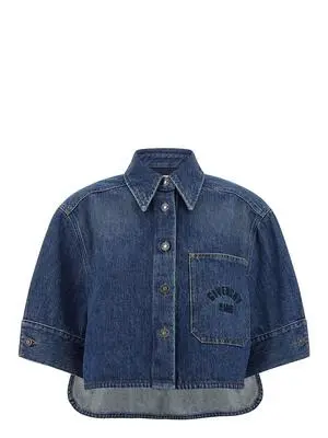 Givenchy Denim Short Sleeve Shirt - Blue
