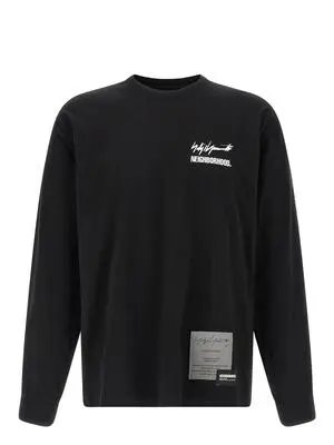 Yohji Yamamoto Nh 'ls Tee' T-shirt - Black
