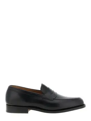 TRICKER'S Havard Leather Penny Loafers - Black