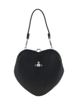 VIVIENNE WESTWOOD Belle Heart Frame Handbag - Black
