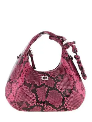 GANNI GANNI Mini Hobo Handbag Fuchsia