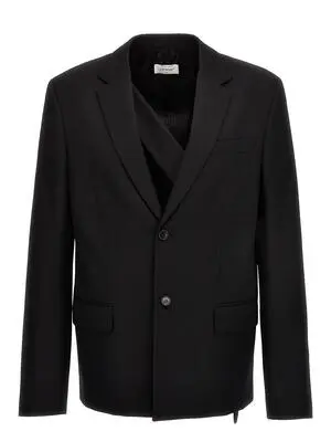 Off-White Ow Embroidery' Blazer - Black
