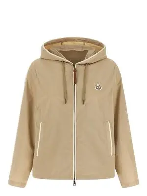 Moncler Sarracenia Hooded Jacket - Beige