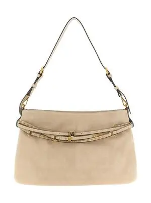 Pinko 'belt' Large Shoulder Bag Beige