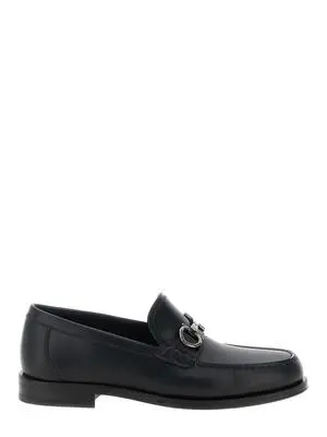 SALVATORE FERRAGAMO FERRAGAMO Teatro Leather Loafers