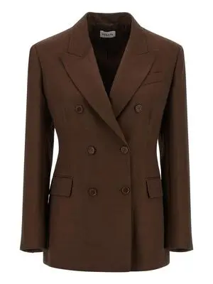 P.a.r.o.s.h Raisa Blazer - Brown