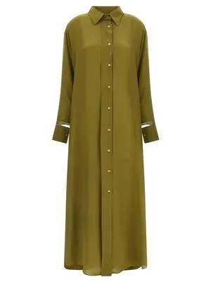 MAISON JEJIA MAISON JEJIA Antoine Silk Shirt Dress